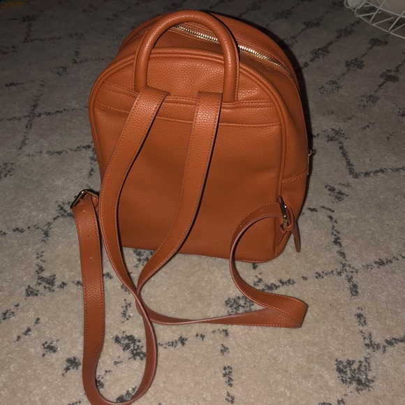 Forever 21 | Bags | Brown Leather Mini Backpack | Poshmark